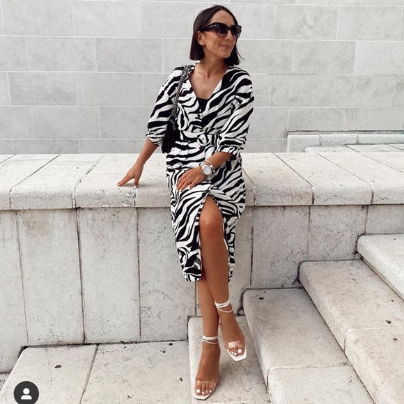Zara | Dresses | Gorgeous Zara Nwt Animal Zebra Print Dress | Poshmark